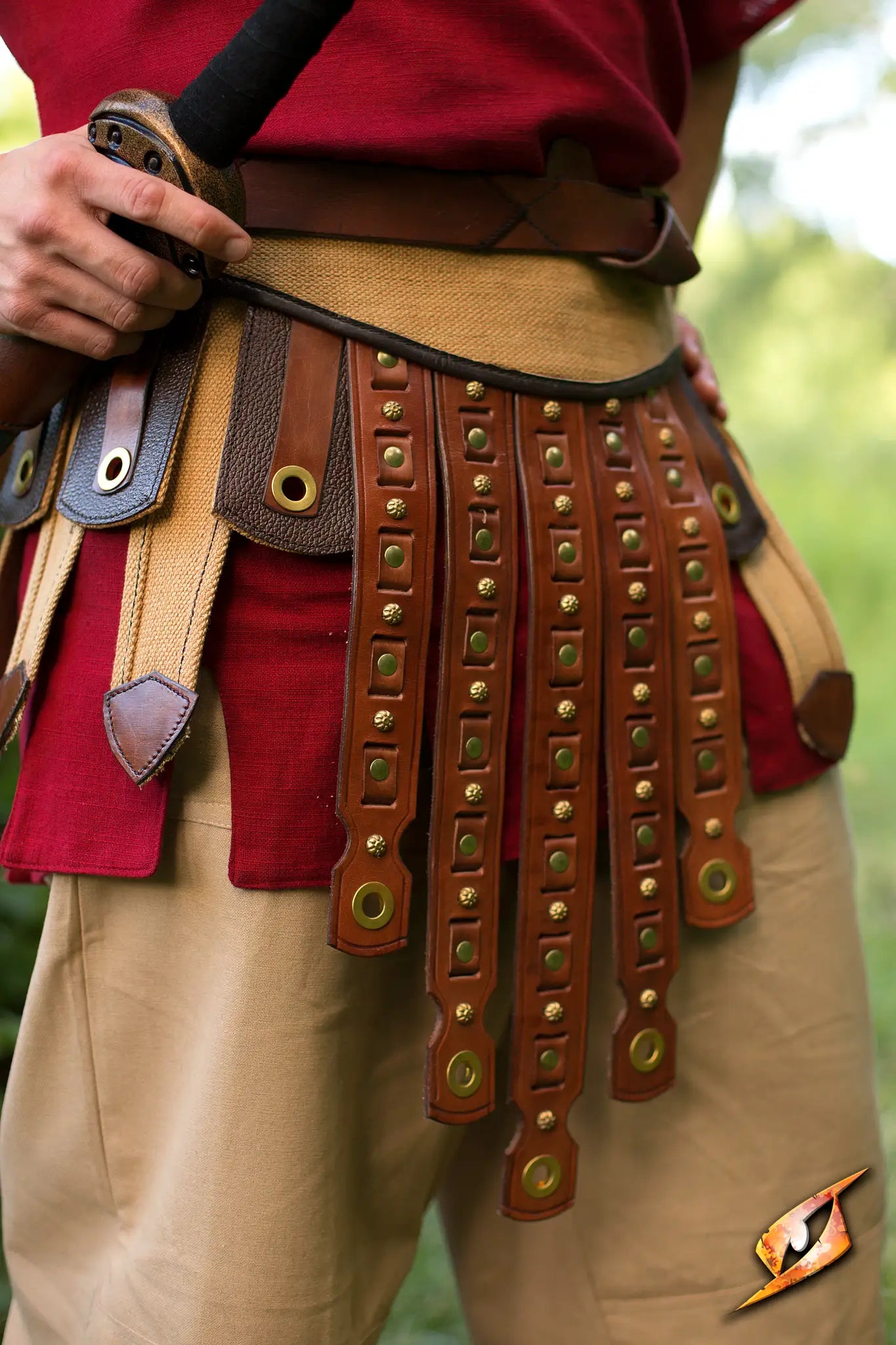 Roman Belt - Authentic Leather Lorica Segmentata | Epic Armoury