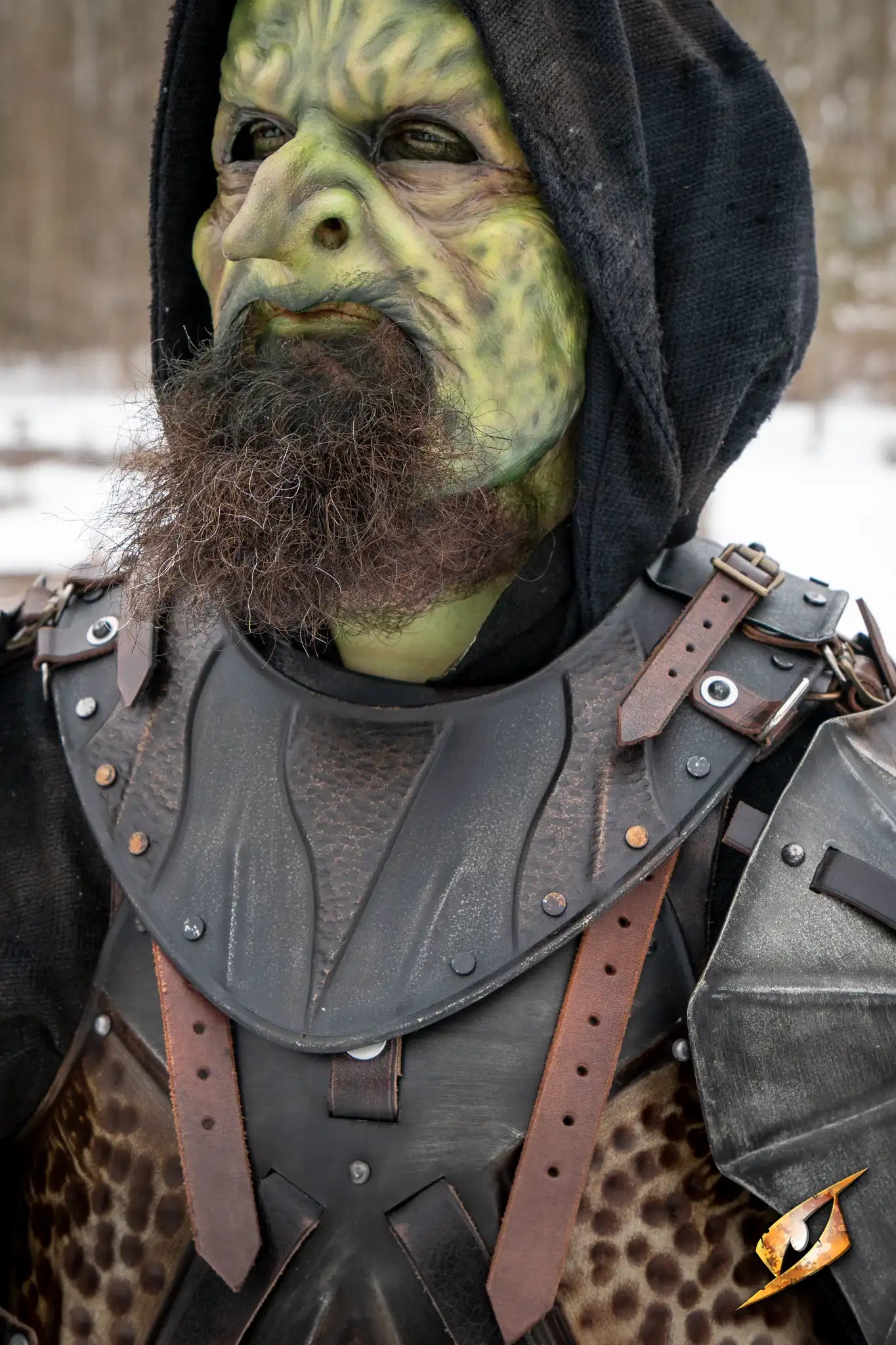 Raider Gorget - Epic Dark LARP Armour | Epic Armoury