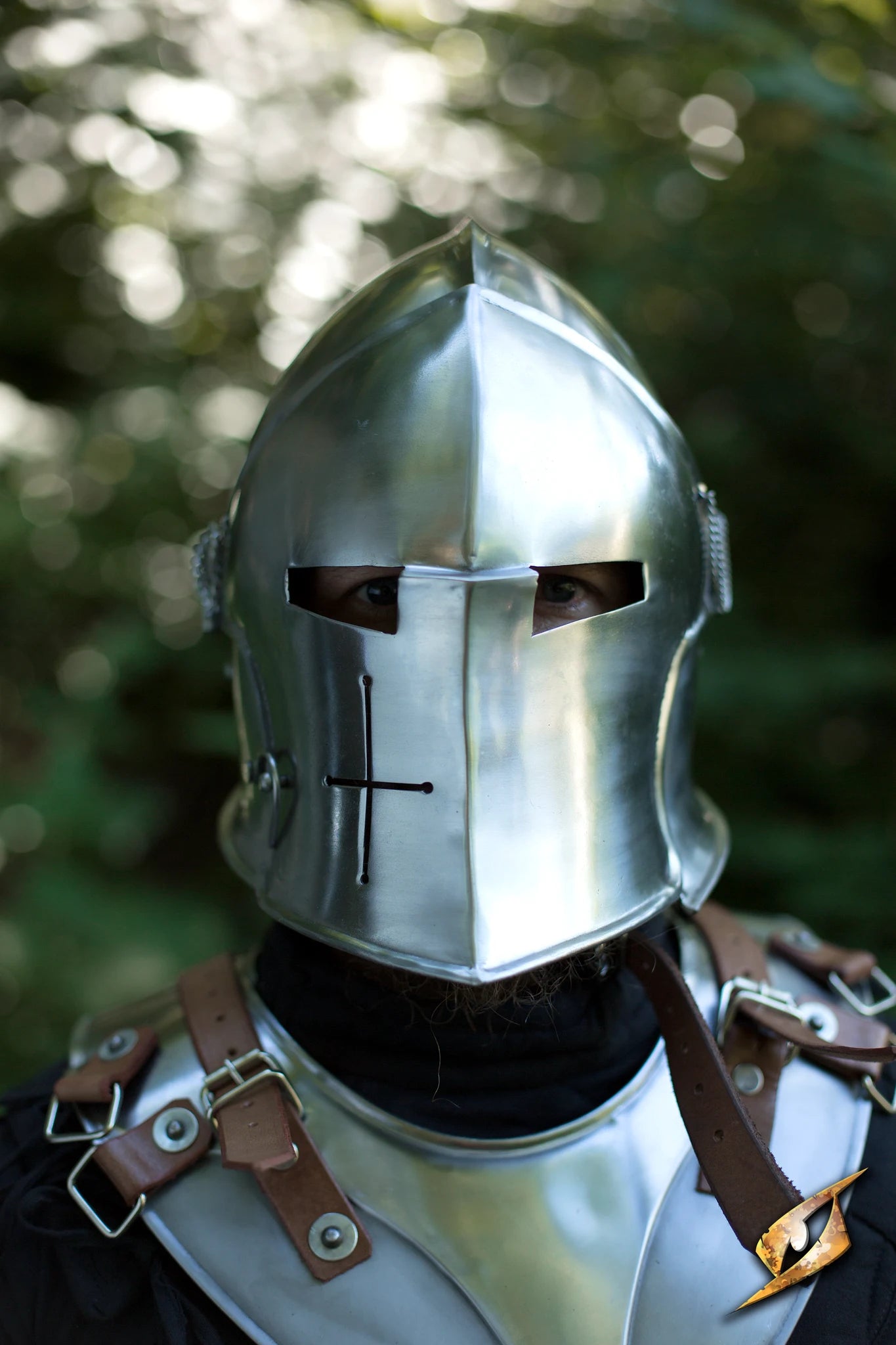 Visored Barbuta - LARP Helmet & Armour | Epic Armoury