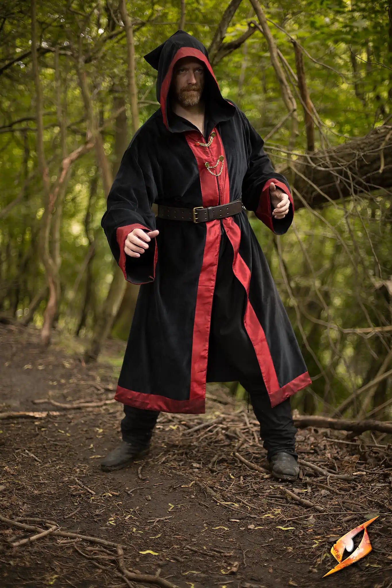 Wizard Robe - Epic Black Larp Costume | Epic Armoury